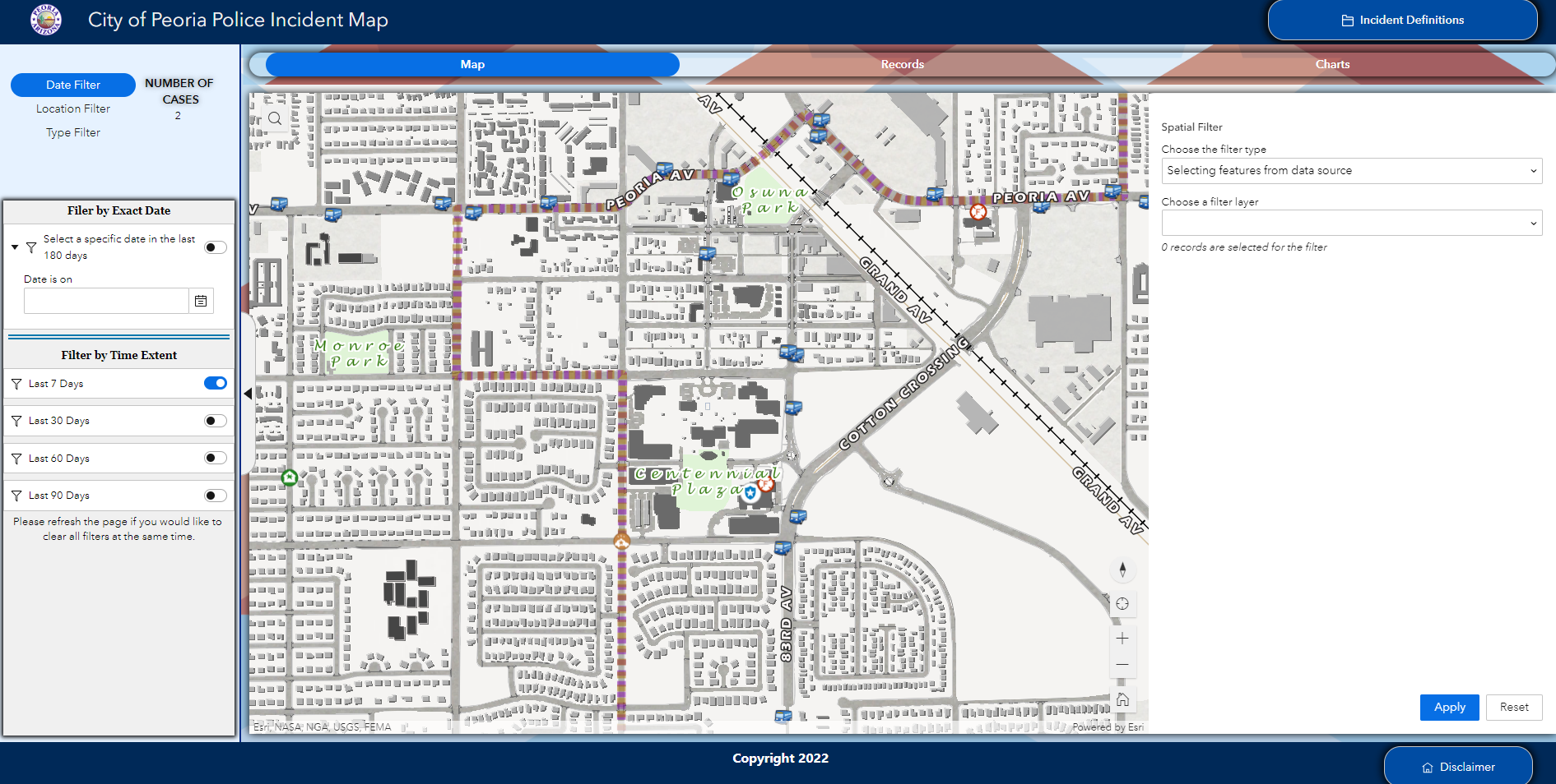 Peoria Police Launch New Interactive Incident Map (Peoria Police ...
