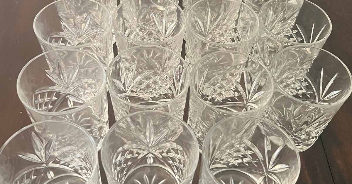 Crystal Rocks Glass for $70 in McKinney, TX | For Sale & Free — Nextdoor