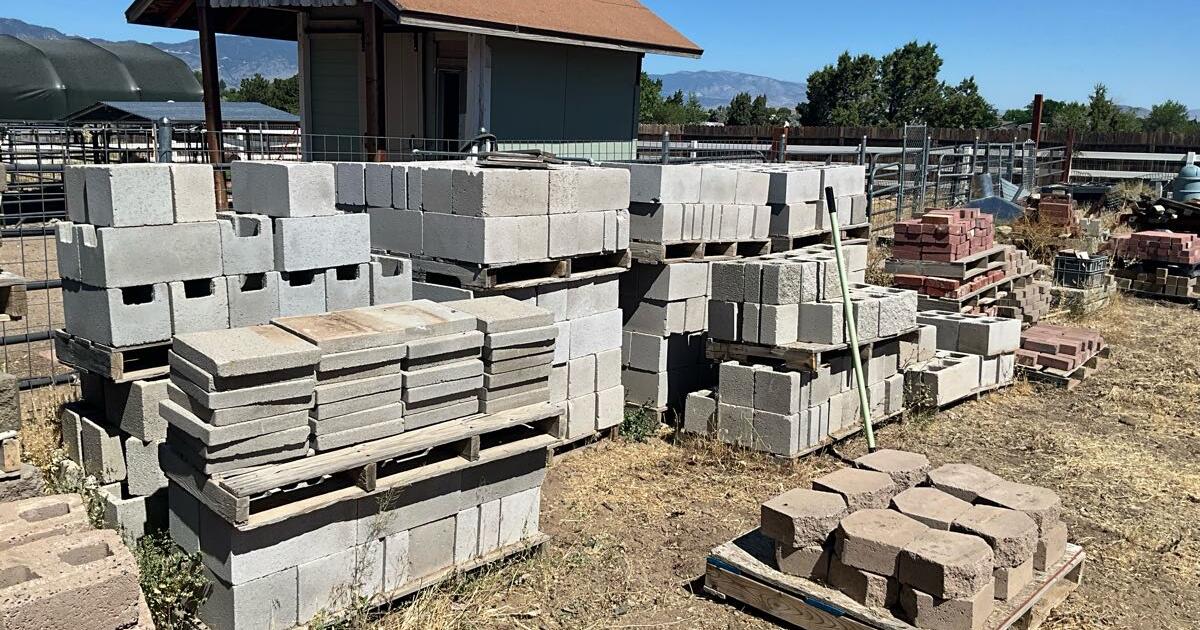 Cinder bocks, pier blocks, paver bricks, pavers, stepping stones etc ...