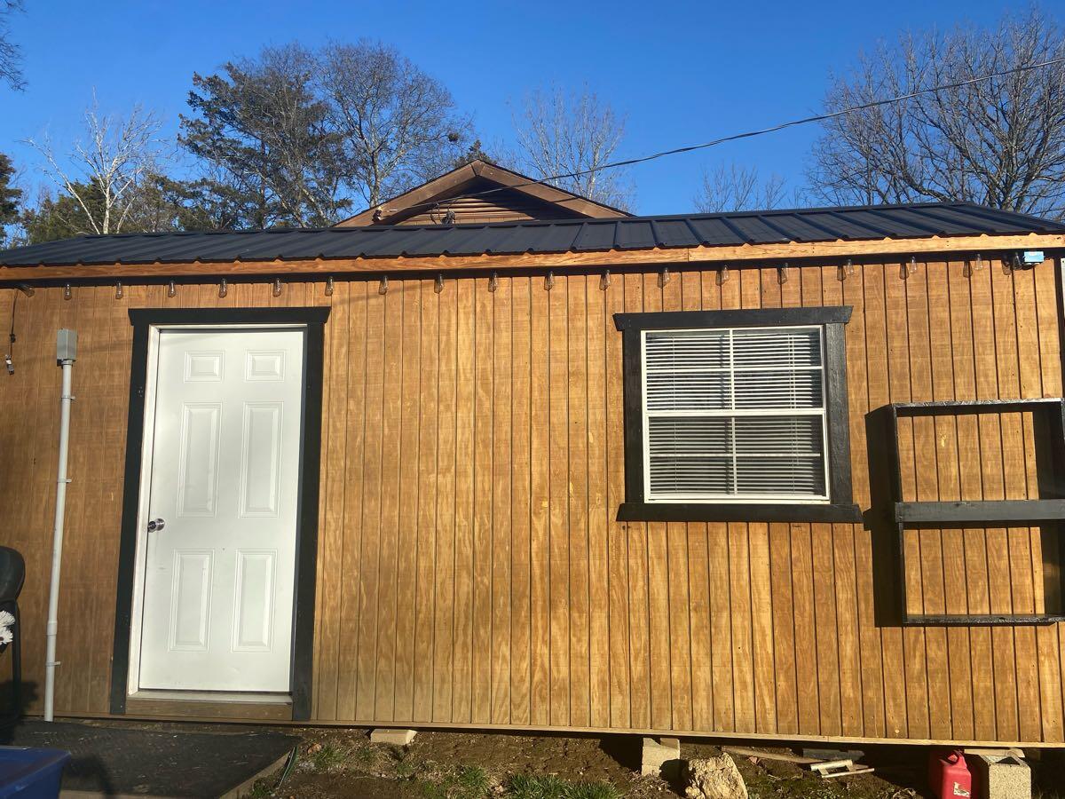 8x20 ft Fully Insulated Wood Shed Building/ Living Space - Electrical ...