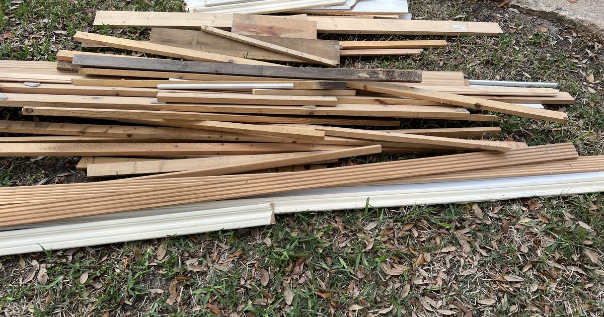 Left over lumber from projects and house updates in Bay Glen ...
