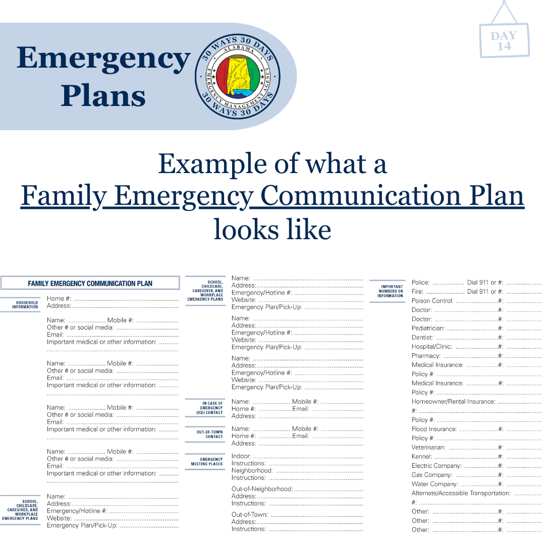 To fill out your own, please visit ready.gov/plan-form (Alabama ...