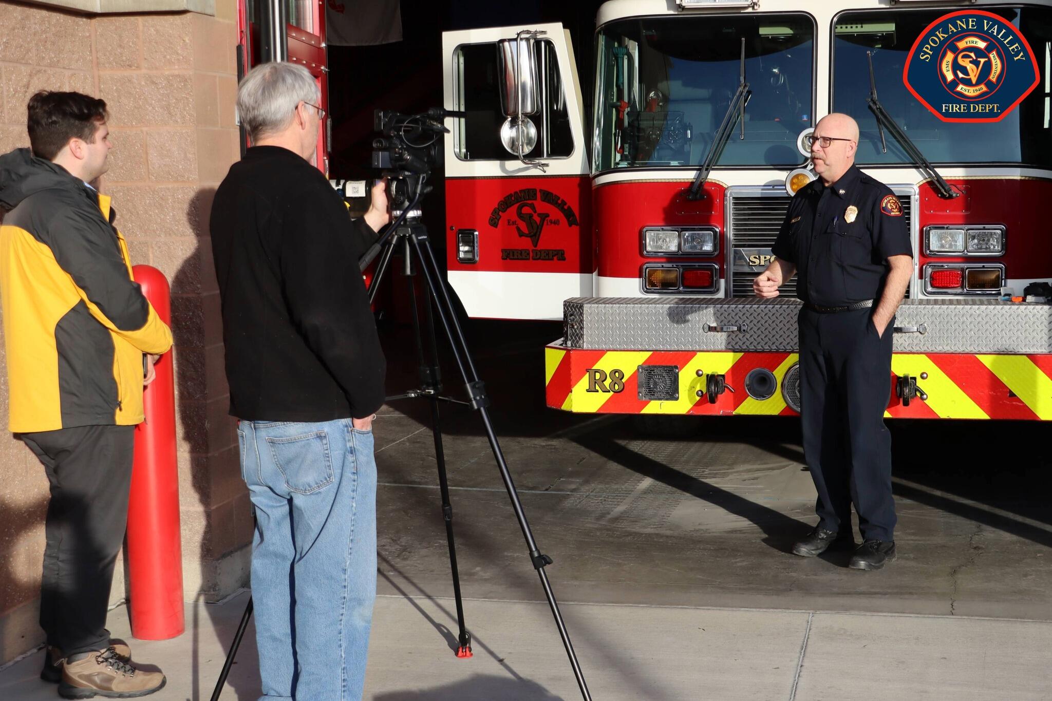 Today, SVFD Deputy Chief Brett Anderson spoke with reporter Connor ...