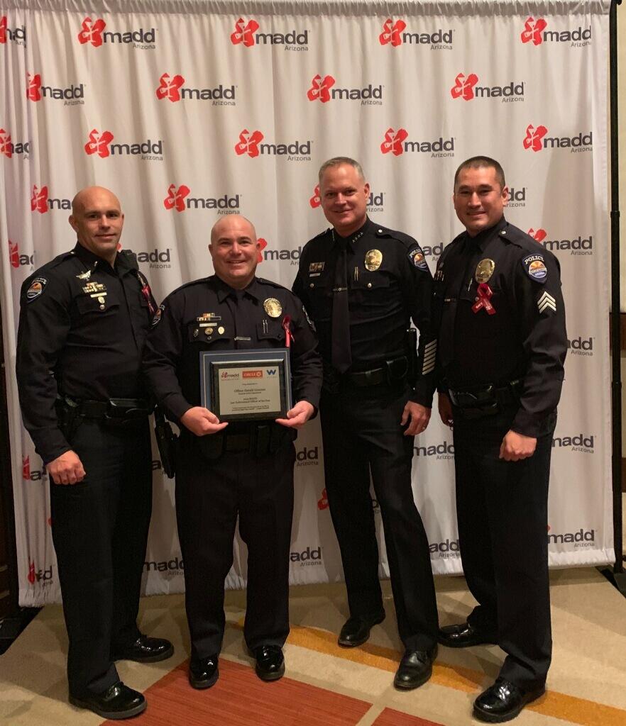 Surprise Officer Honored by MADD (Surprise Police Department) — Nextdoor — Nextdoor