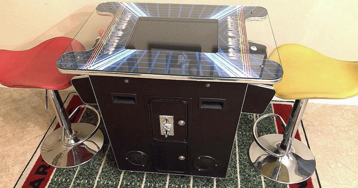 IK LK100M+ Arcade Classic Cocktail Table Commercial Machine with 412 ...