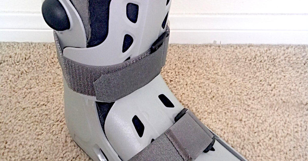 Air Pump Ankle Medical Boot Cast Foot Injury Brace - Size L for $35 in ...