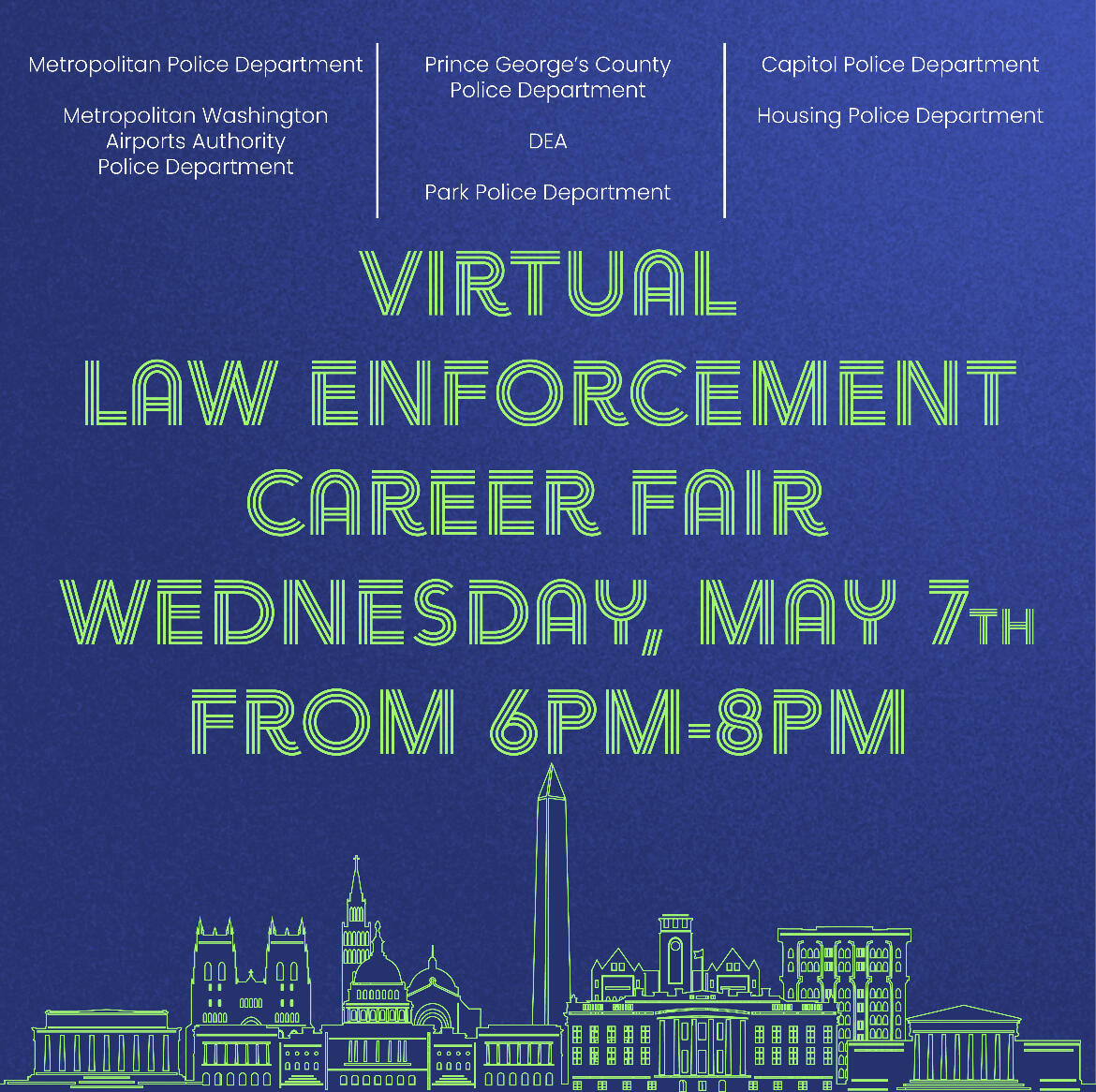 Join us Wednesday, May 7 at 6pm, for a virtual law enforcement career ...
