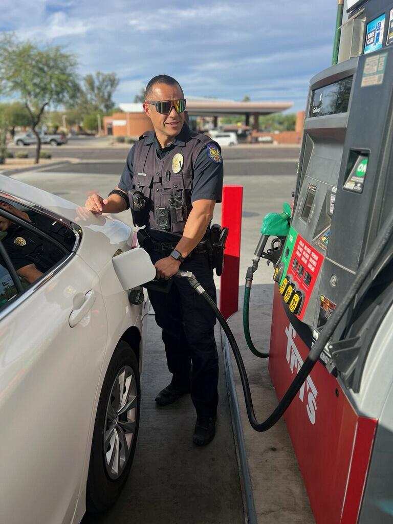 Desert Horizon Precinct Community Action Officers helped with the fuel ...
