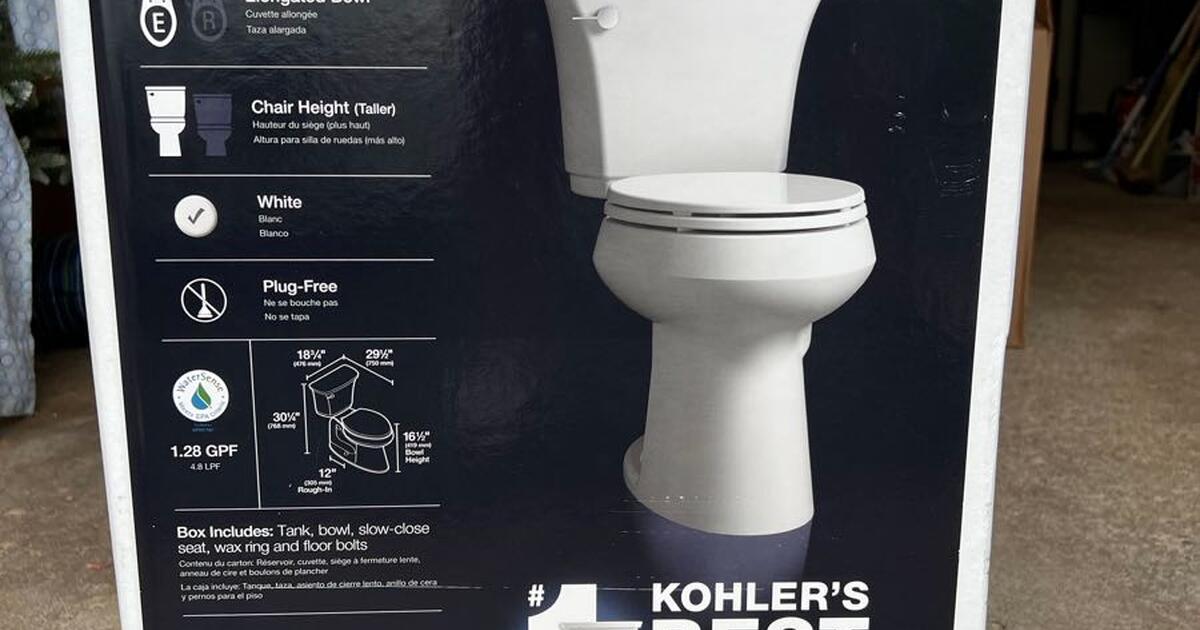 New Kohler toilet in original box for Free in West Hartford, CT | For ...