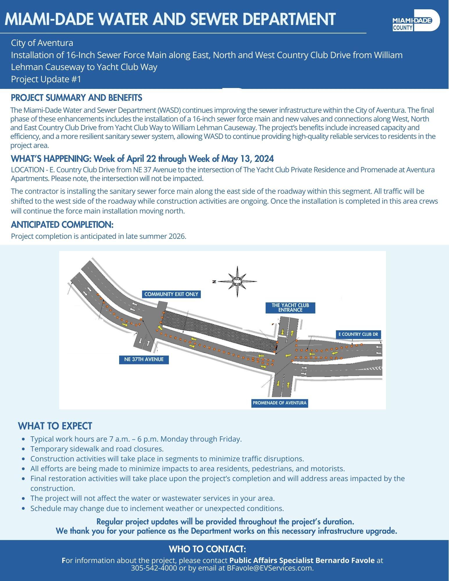The Miami-Dade Water and Sewer Department (WASD) continues improving ...