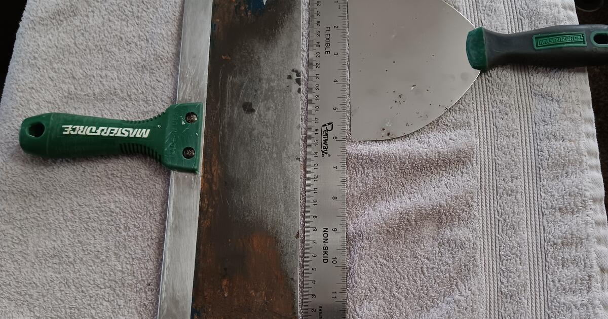 Masterforce brand Drywall spatulas for $8 in Chicago, IL | For Sale ...