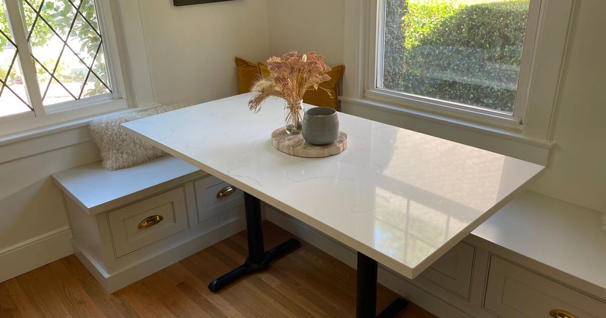 Quartz top dining table for $750 in Sacramento, CA | For Sale & Free ...