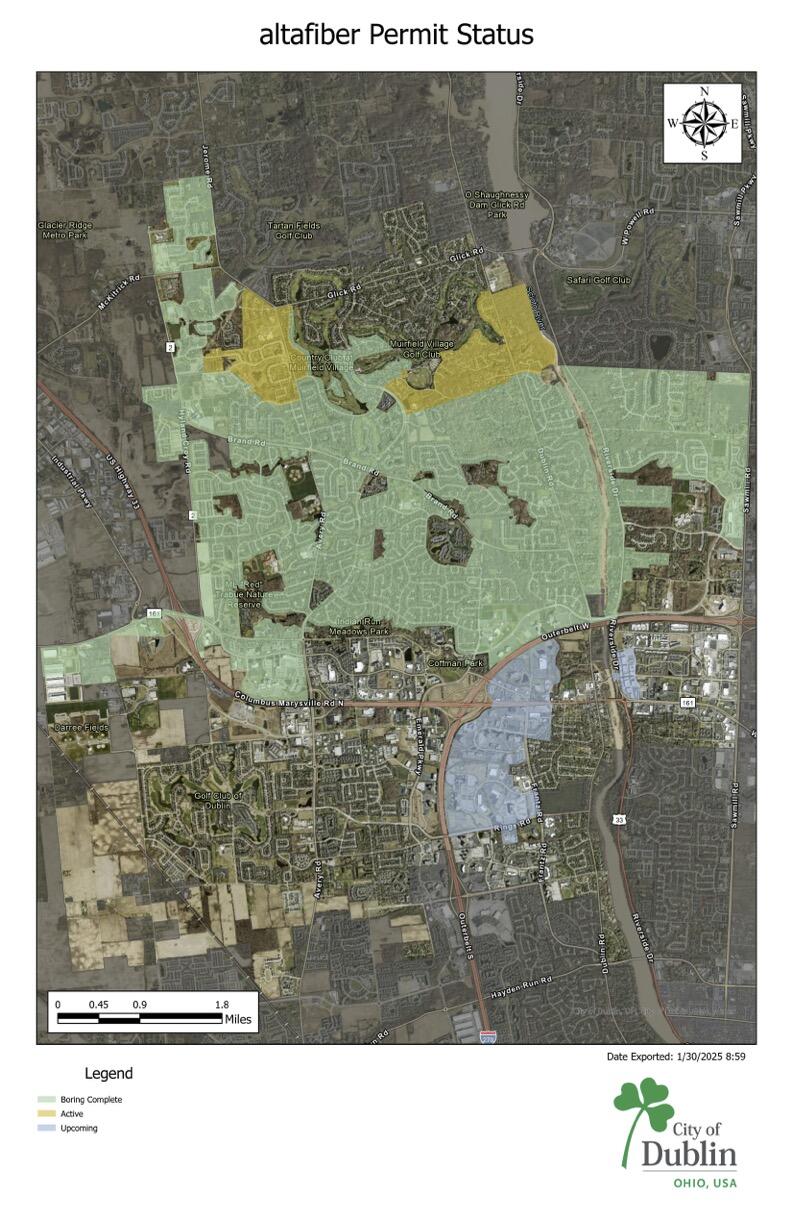 Crews from altafiber are installing the City’s Fiber to Every Home ...