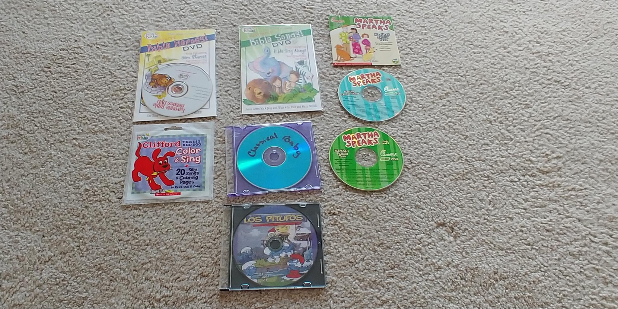 Kids DVDs and CDs for Free in Winston Salem, NC | For Sale & Free ...