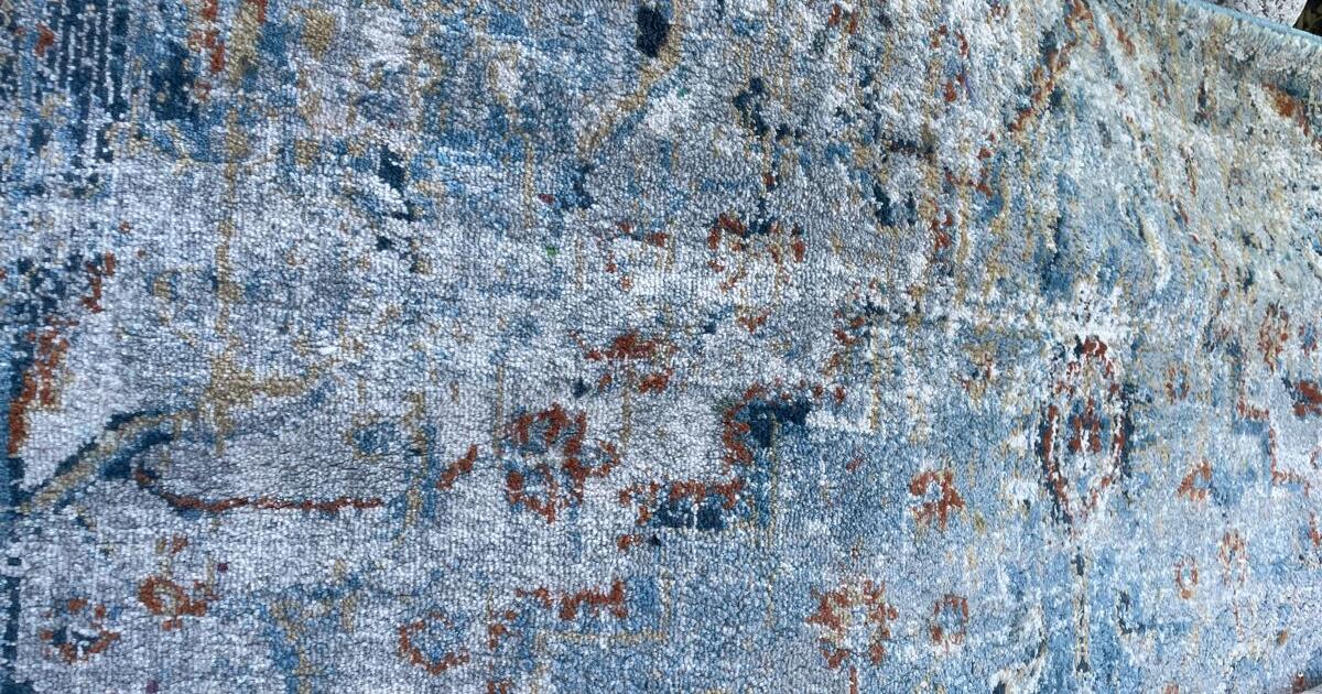 Free very pretty rug until I spilled paint on it🤦‍♀️ for Free in ...