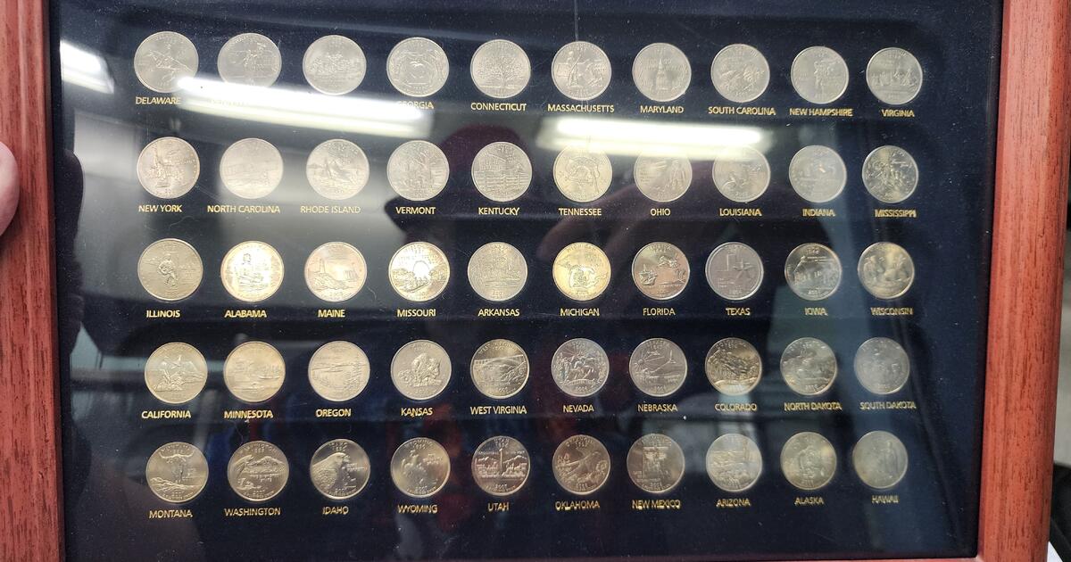 Beautifully framed 50 state quarter collection! in Port Charlotte, FL ...