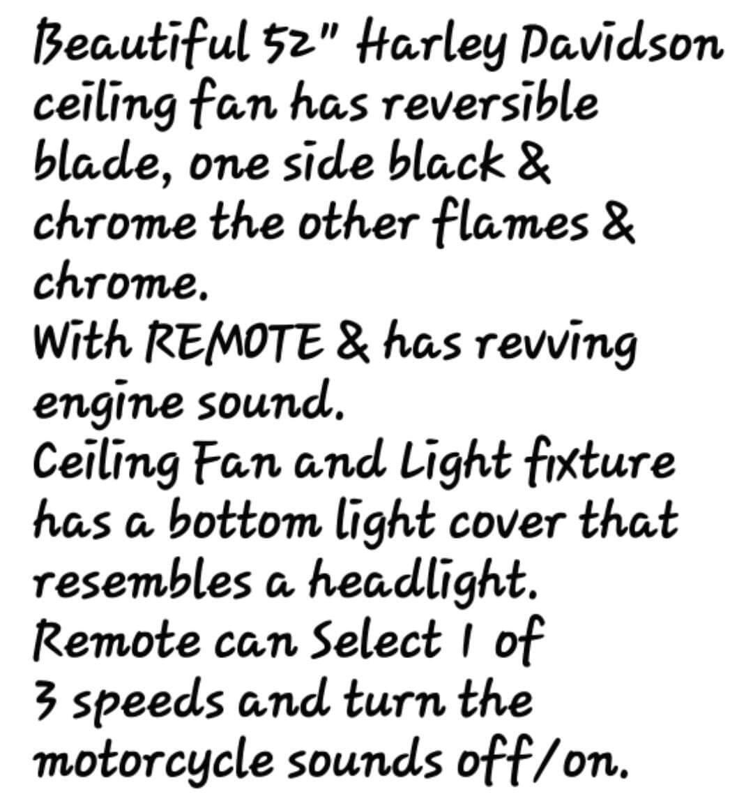 Harley Davidson Ceiling Fan Remote | Shelly Lighting