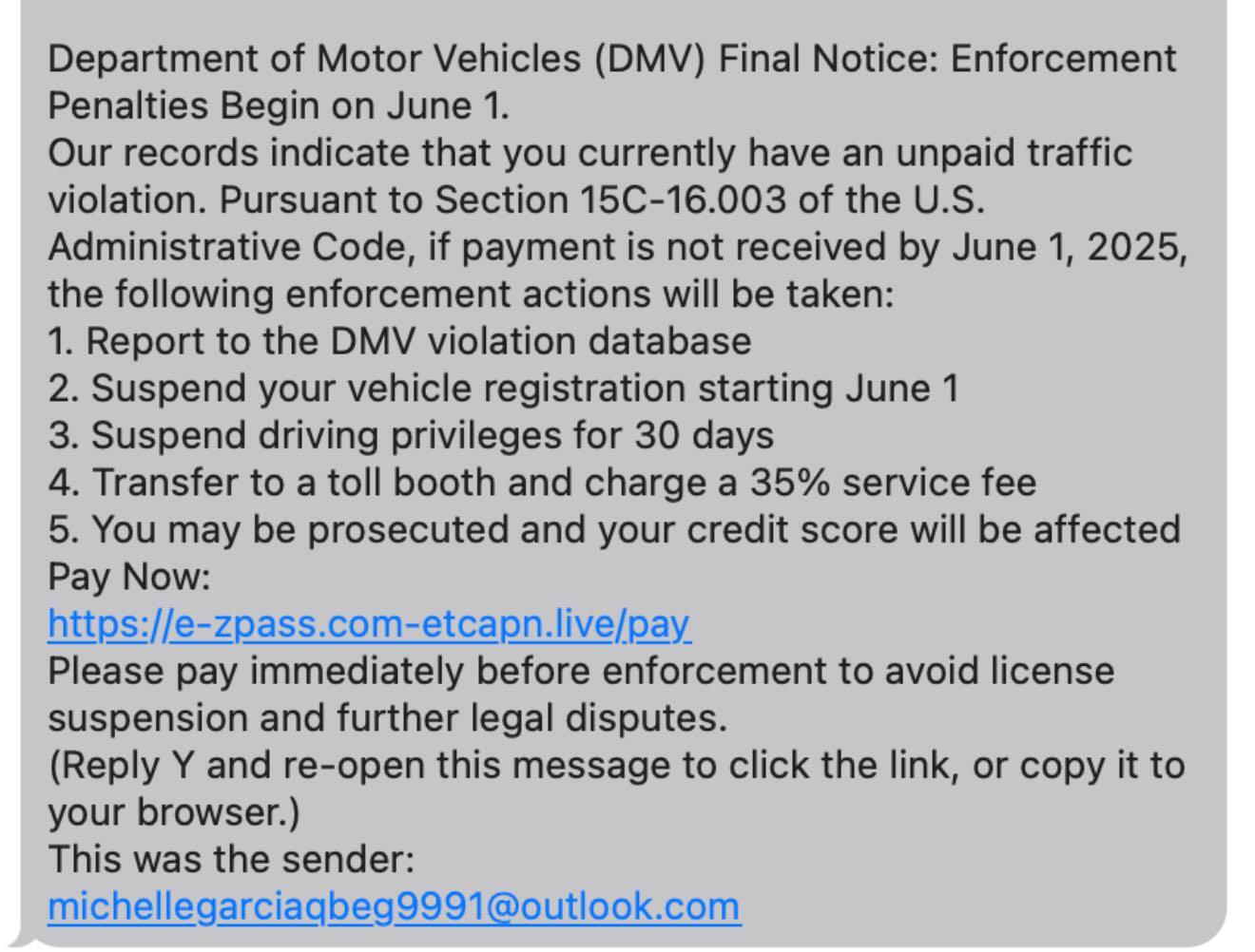 🚨**SCAM ALERT – Don’t Fall for the Fake DMV Drama! (Brunswick County Sheriff's Office ...