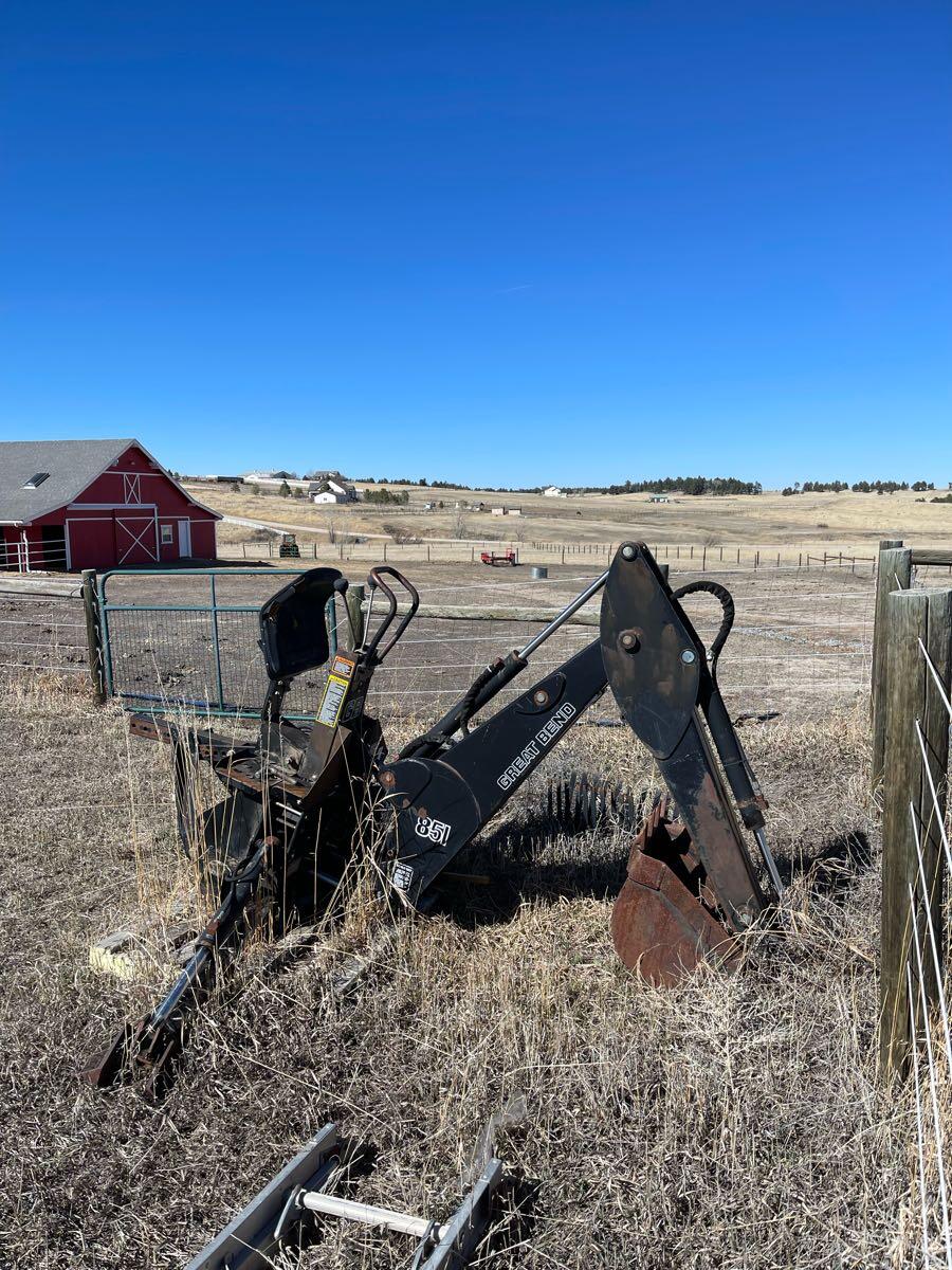 1999 Kubota L3600 Tractor w/Front Loader & Great Bend Backhoe ...