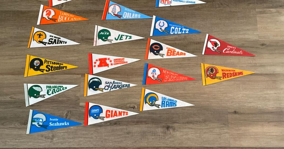 Vintage NFL pennants for $30 in Omaha, NE | For Sale & Free — Nextdoor