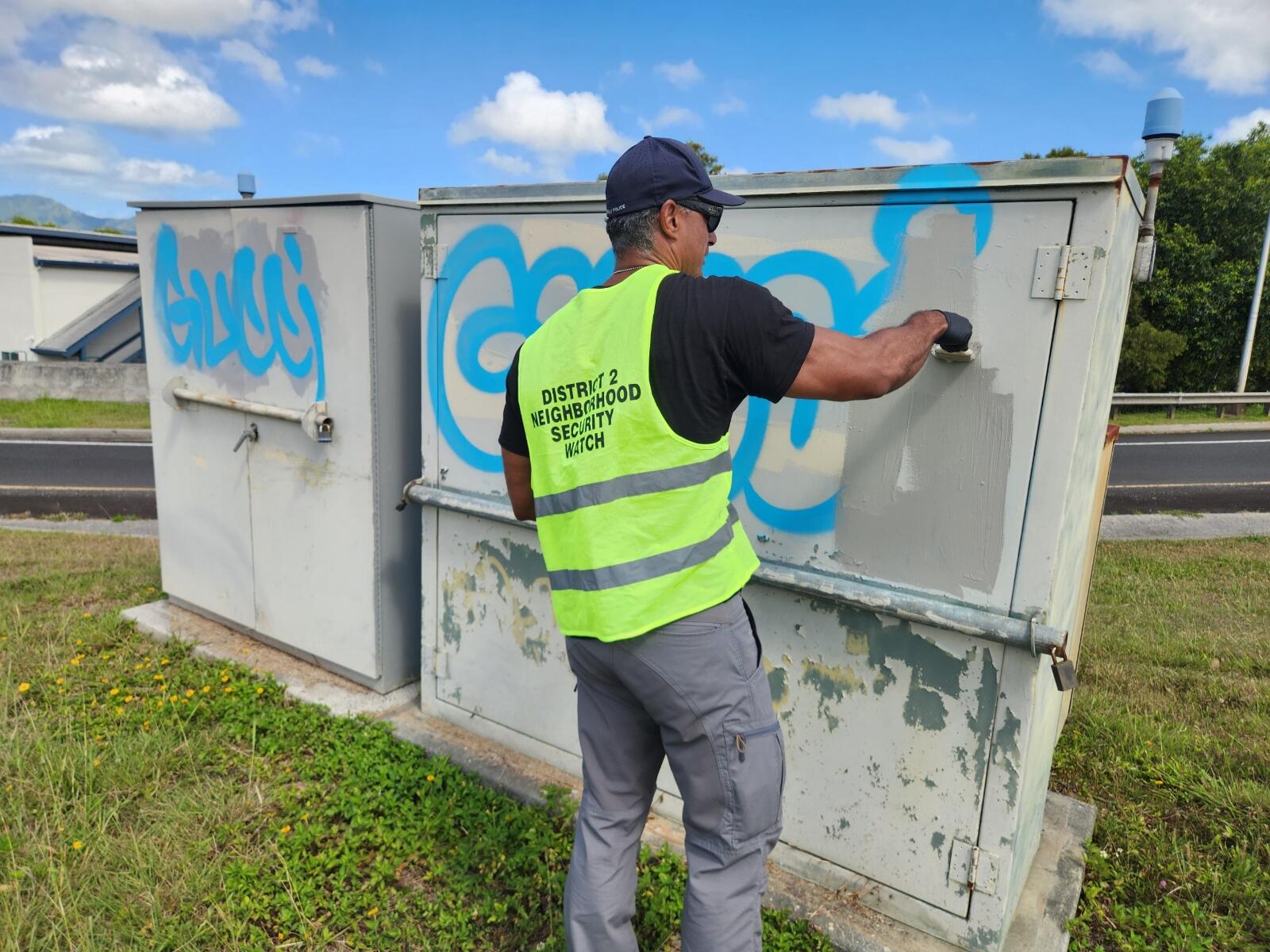 Recently, a graffiti vandal graffitied numerous traffic boxes and ...