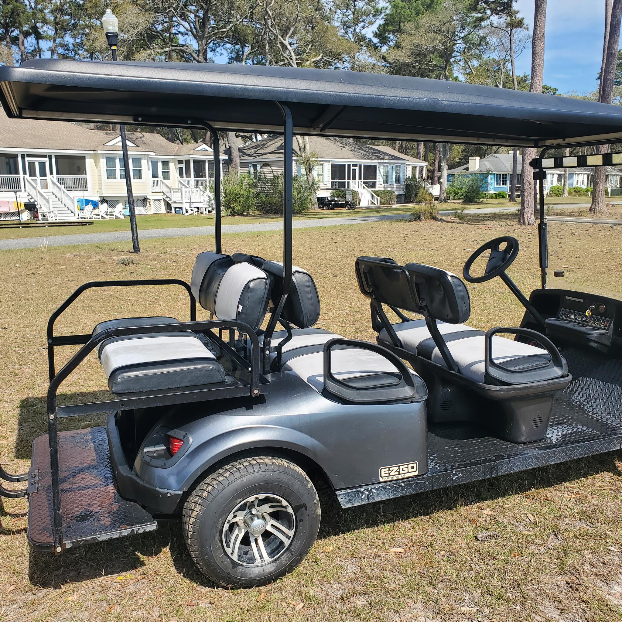 2017 ezgo 6 seater gas golf cart for $5950 in Daufuskie Island, SC | For Sale & Free — Nextdoor
