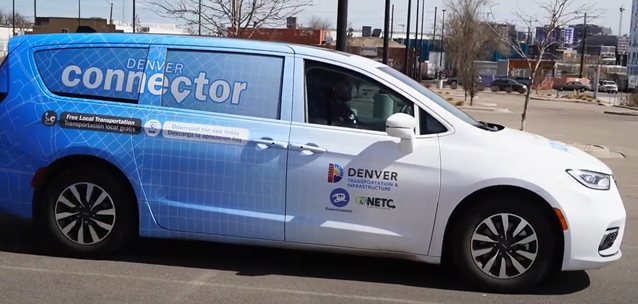 The Denver Connector, a free on-demand ride share service, reaches a ...
