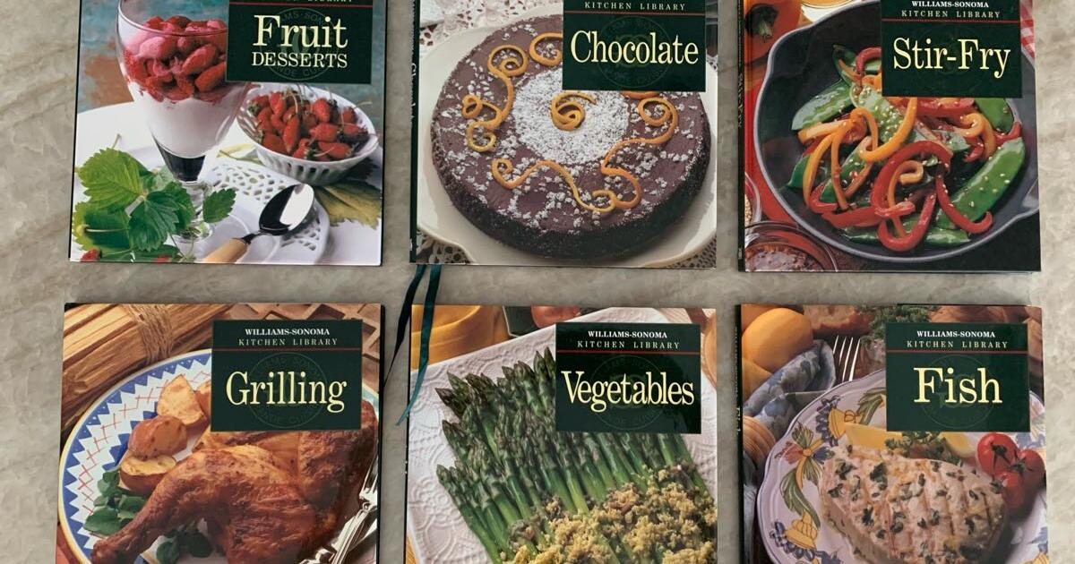 Lot 6 New Williams Sonoma Hardcover Kitchen Library Cookbooks Time Life ...