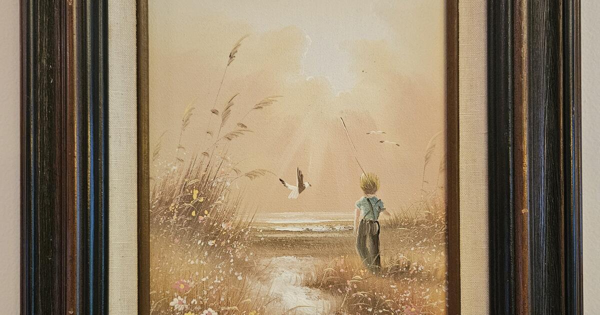 Original signed framed oil painting for $50 in Lake Worth, FL | For Sale & Free — Nextdoor