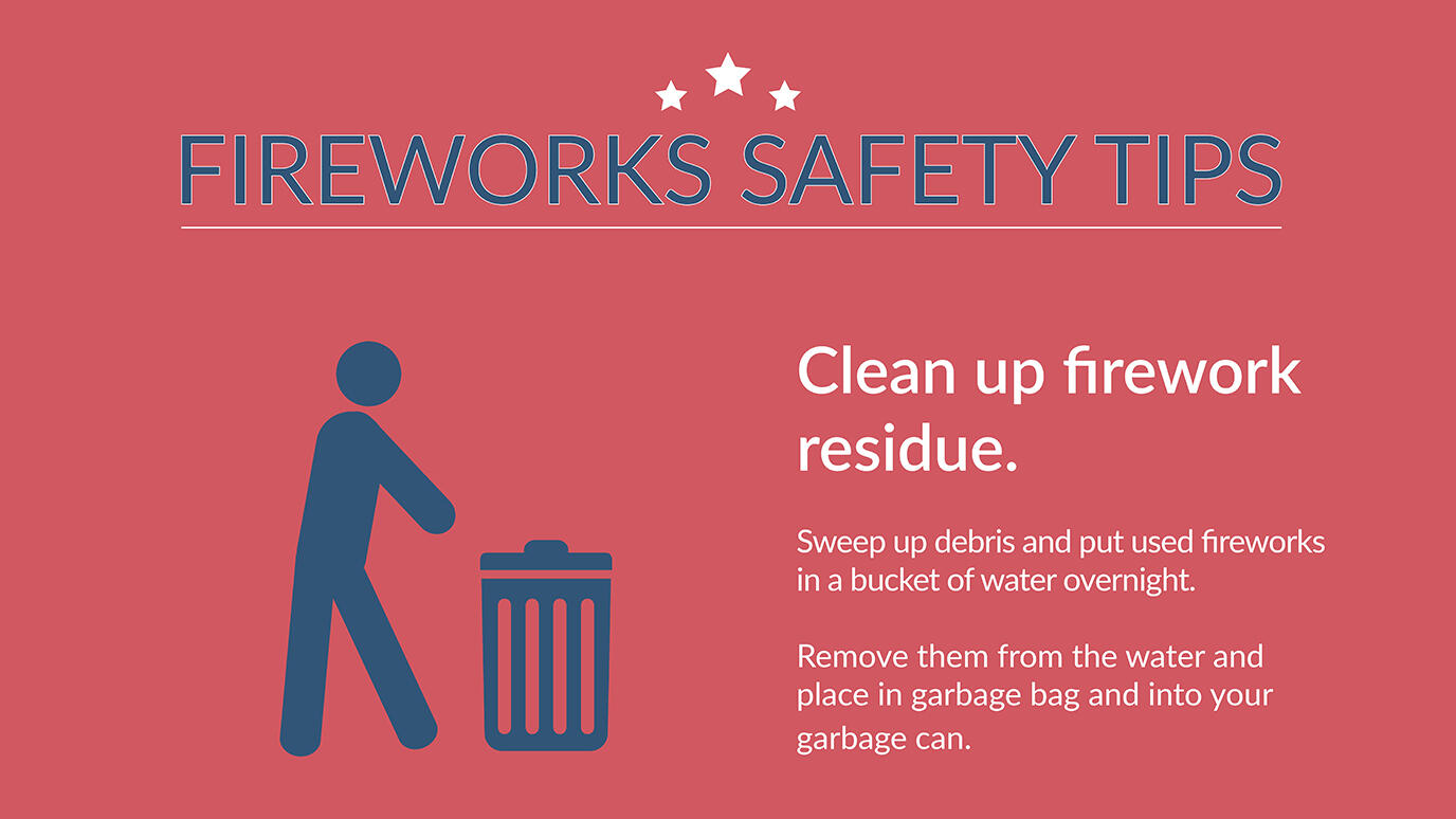 Prevent fires, injury and waterway contamination with proper fireworks ...