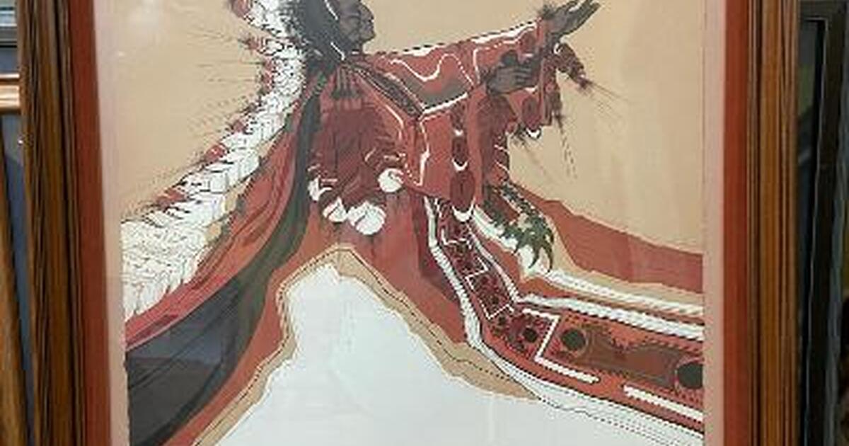 Michael Atkinson--Peace Pipe--Framed for $195 in Fair Oaks Ranch, TX ...