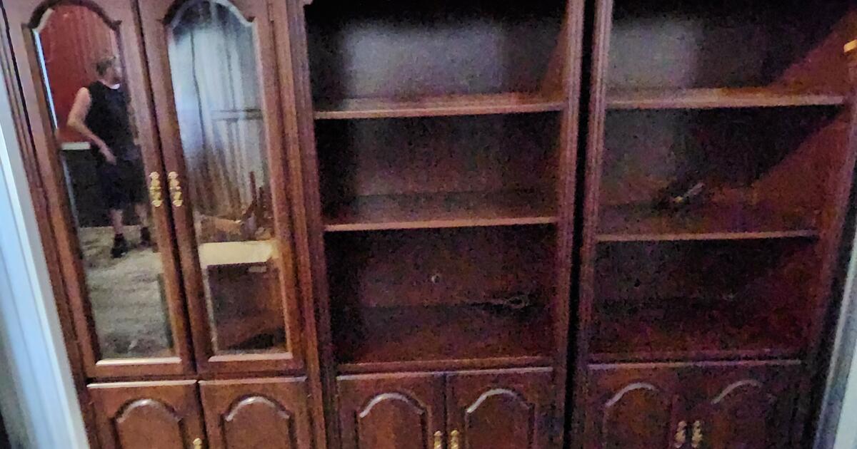 Three piece wall units. Each unit is 30 inches wide and 80 inches high ...