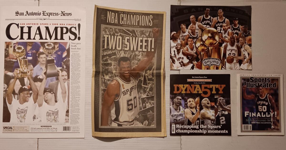 San Antonio Spurs Championship Paper & Magazines for $15 in San Antonio ...