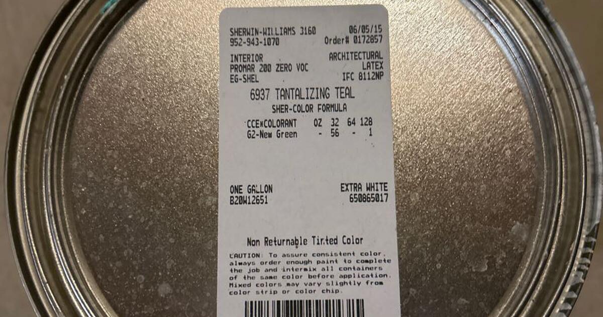 Sherwin Williams Paint - full gallon for Free in Eden Prairie, MN | For ...