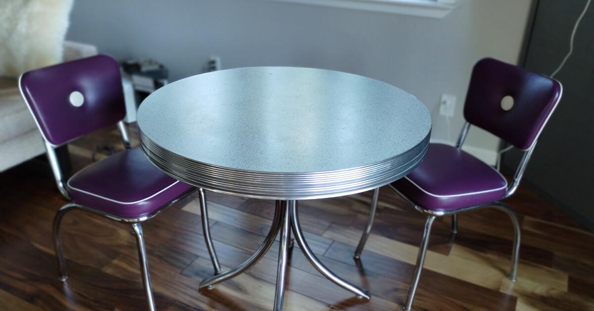 Retro Style Dining Table and Two Chairs for $375 in Sonoma, CA | For ...