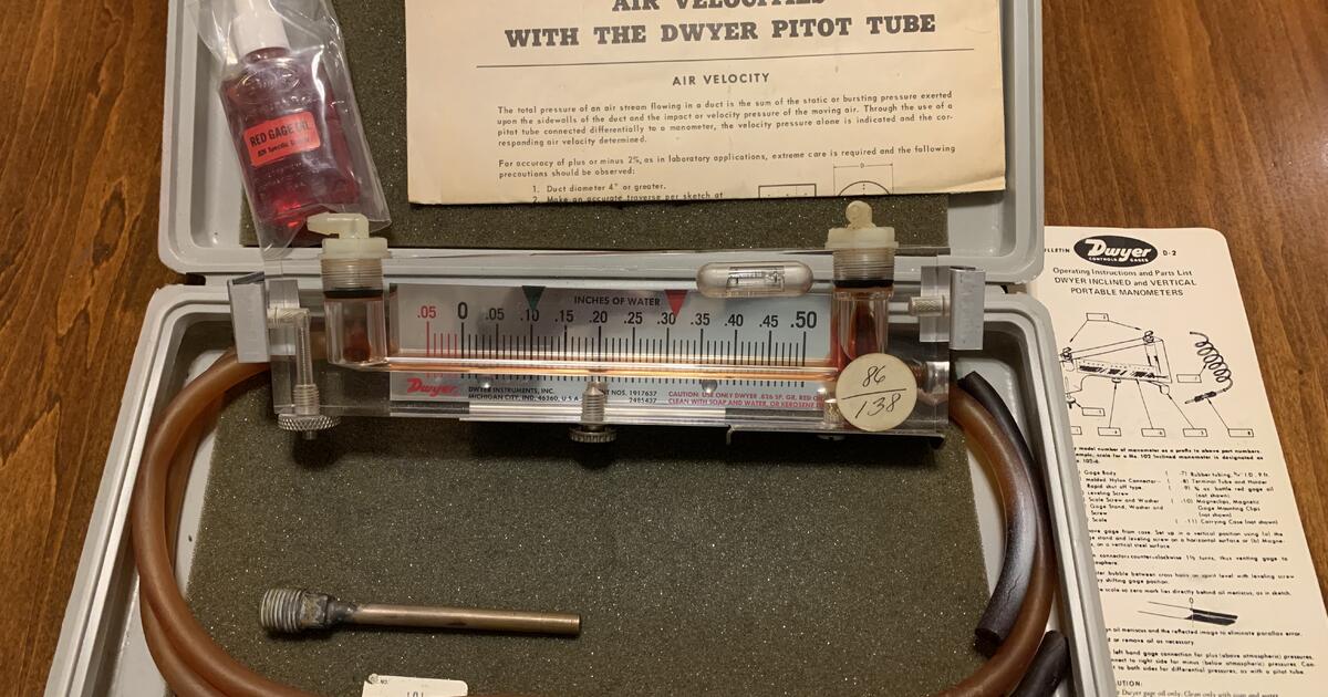 inclined portable manometer for $50 in Long Beach, CA | For Sale & Free ...