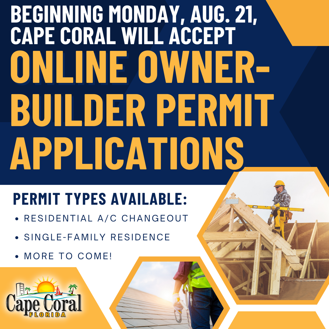 Online Application for Owner-Builder Permits Available (City of Cape ...