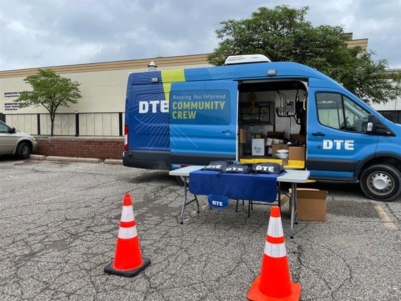 DTE Community Van bringing supplies to your area (DTE Energy ...