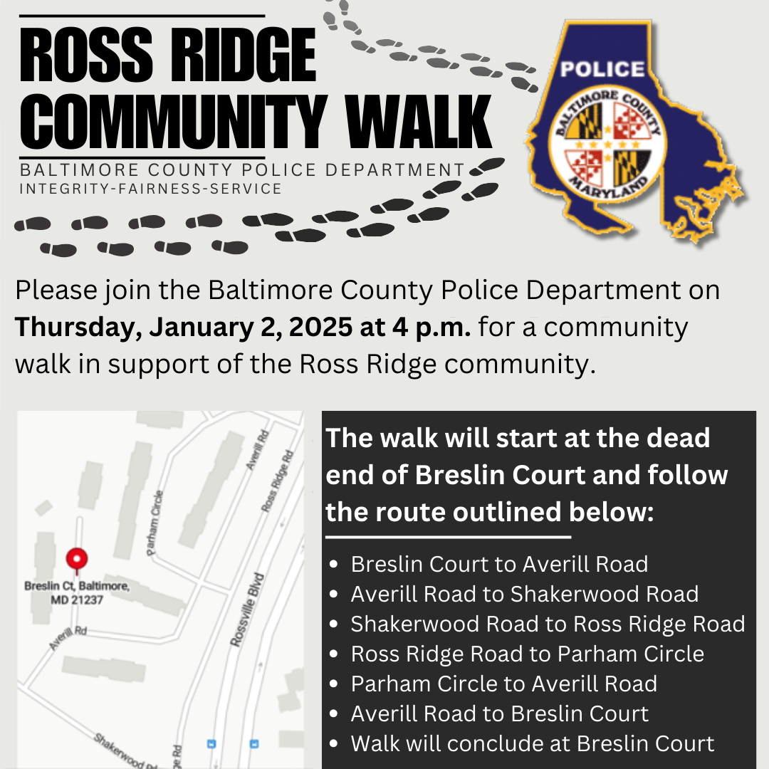 Please join the Baltimore County Police Department this evening for a ...