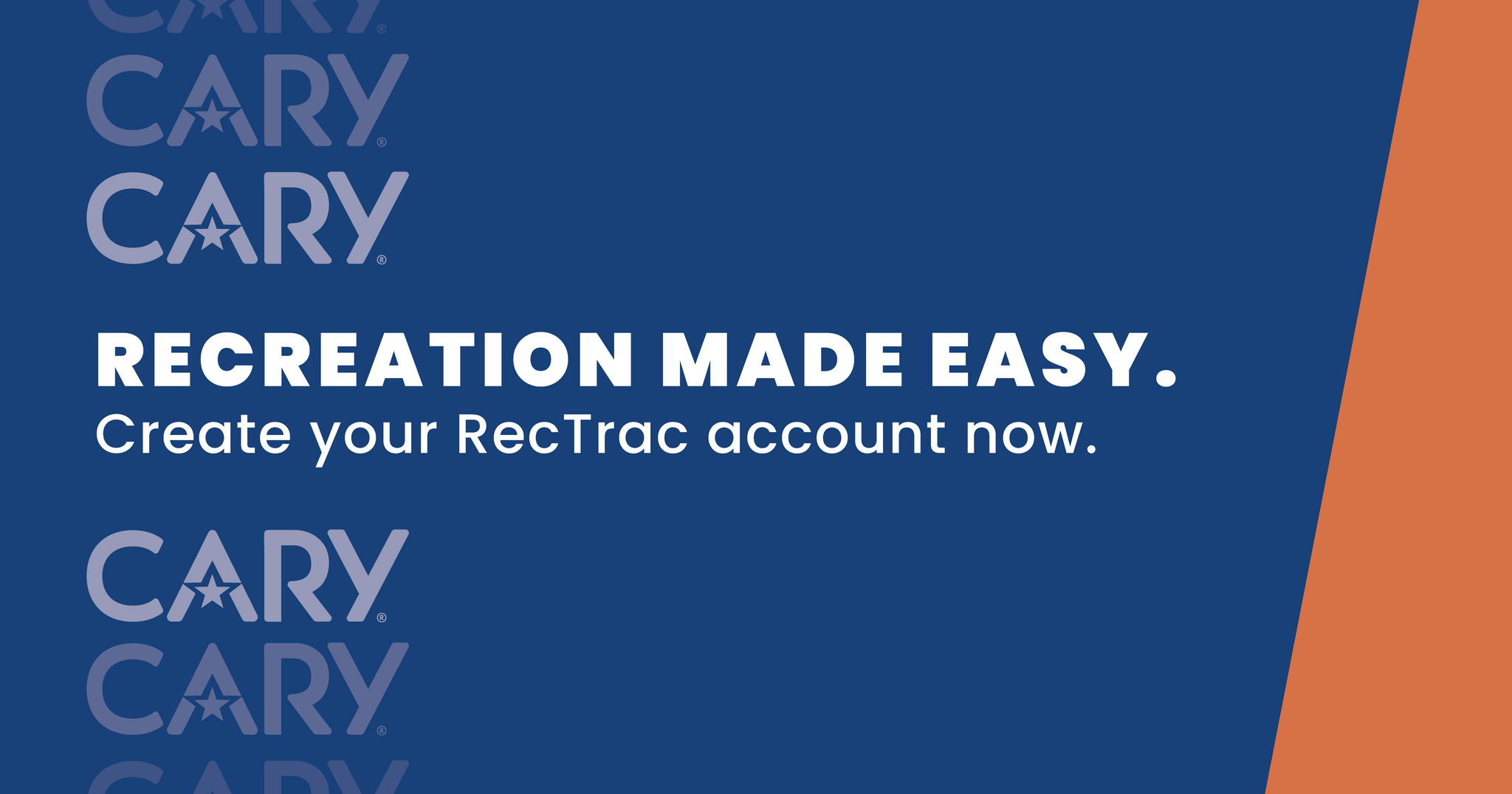 Following citizen feedback, Cary has a new registration system for ...