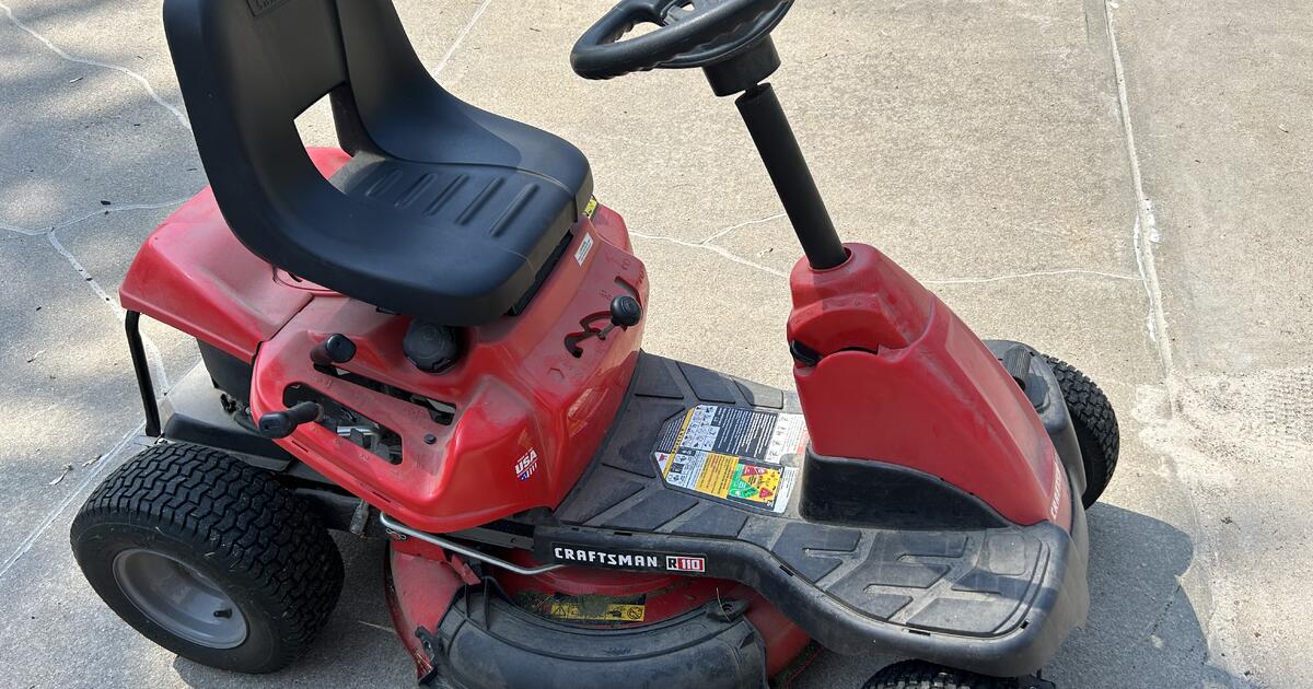 Craftsman R110 Riding Lawnmower 30" w./ cover $900 firm for $900 in ...