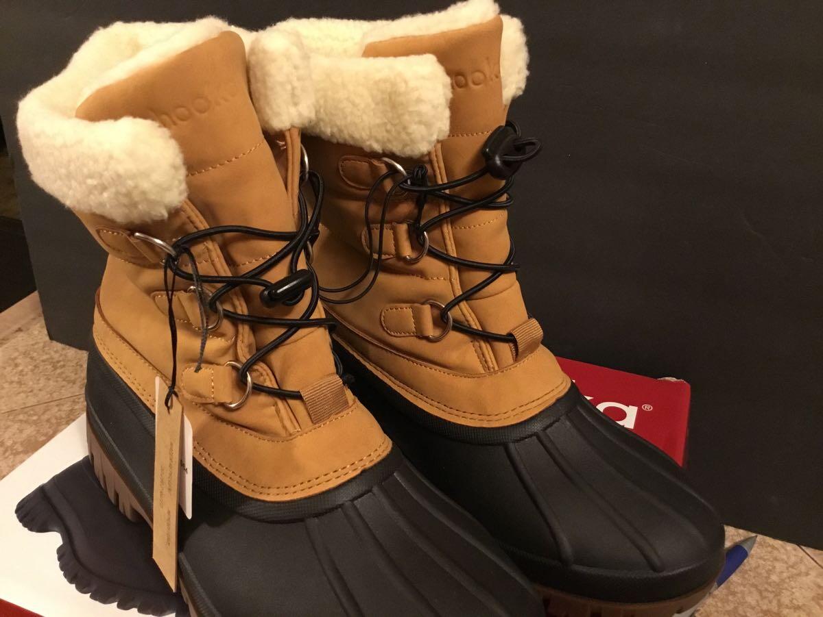 Chooka Ladies' Cold Weather Snow Boot water repellent memory foam Tan ...