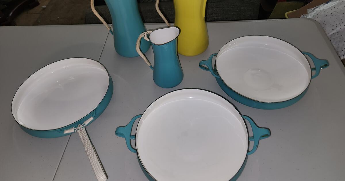 Vintage Enamel Cookware Set Dansk Kobenstyle for $450 in Fort Worth, TX ...