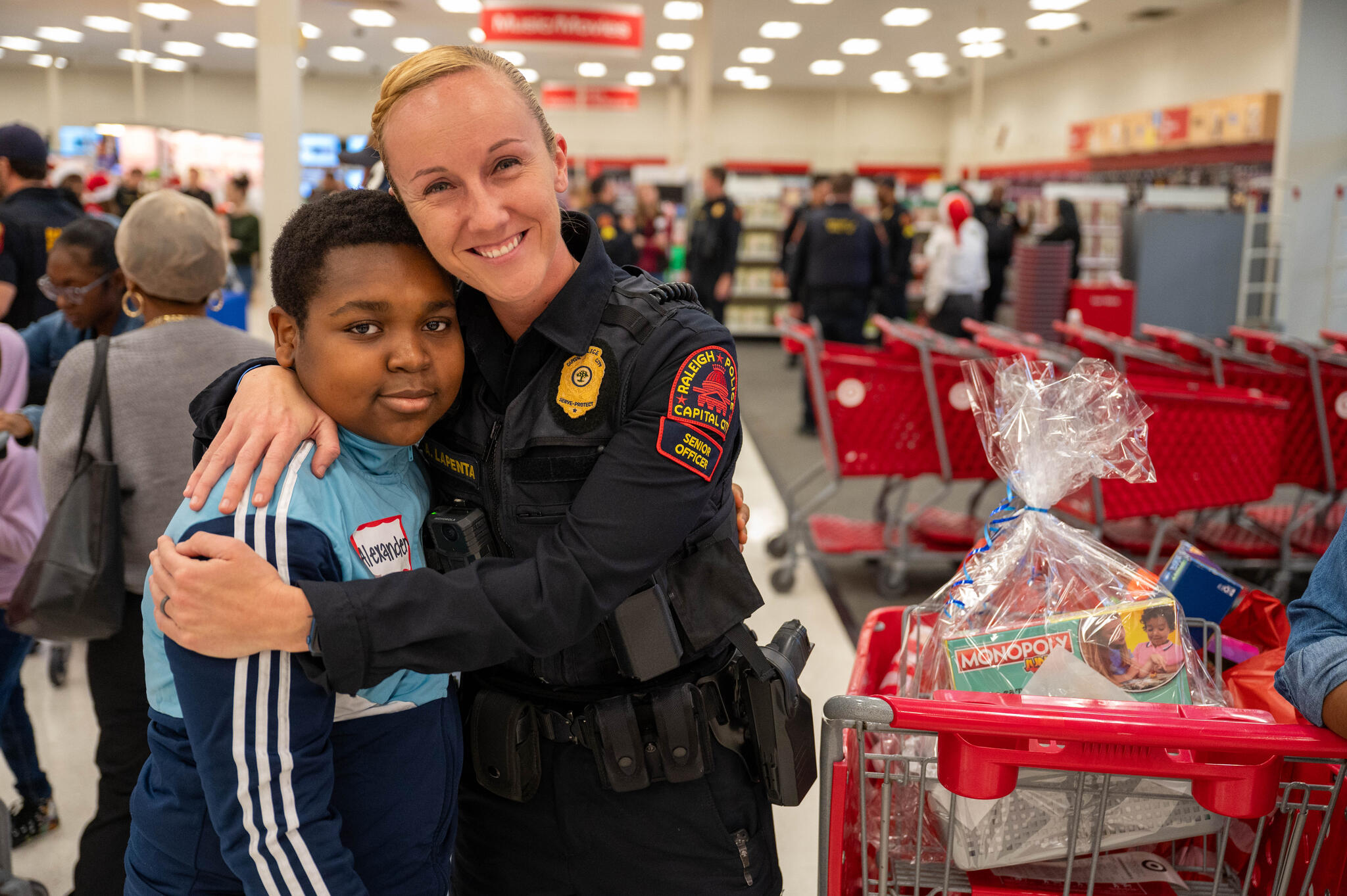 Today's "Shop with a Cop" event was a tremendous success. (Raleigh ...