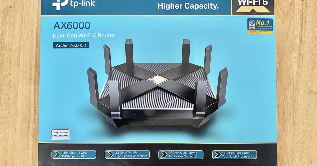 Archer AX6000 Next-Gen Wi-Fi Router (Brand New) for $150 in Fountain ...