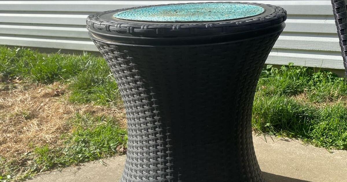 Patio Table with built-in cooler for $40 in Dallas, TX | For Sale ...