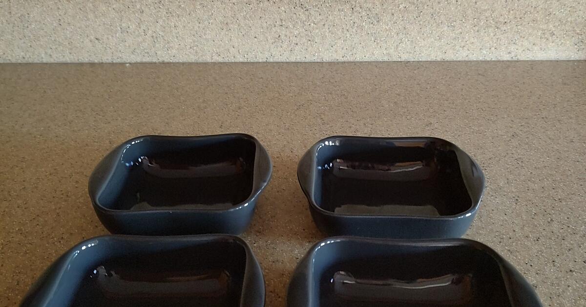 VILLEROY & BOCH VIVO TAPAS STONEWARE BAKING DISHES GRAY FOUR IN SET ...