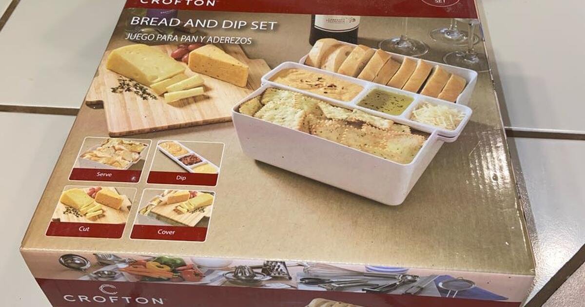 BRAND NEW Unopened Box Crofton Bread & Dip Set for $5 in Kenly, NC ...