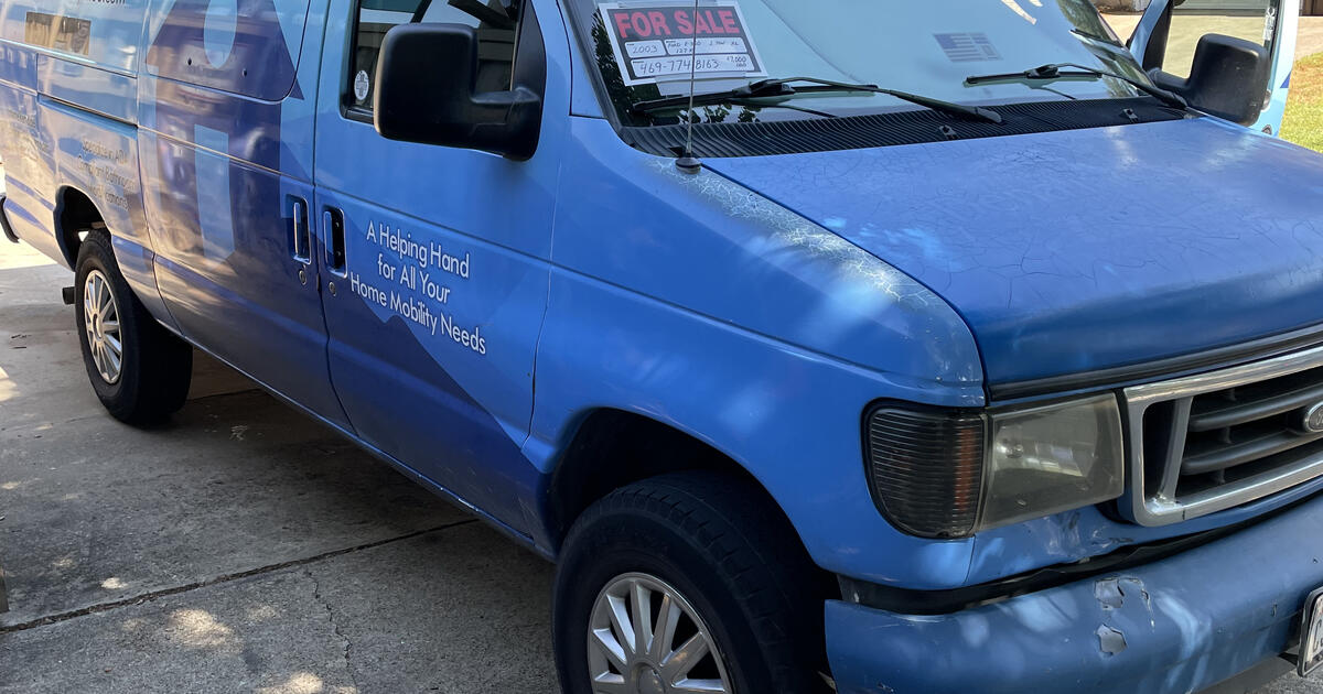 Ford e-350 1 ton cargo van,123k, v-8 ,perfect work truck, $7000 or best ...