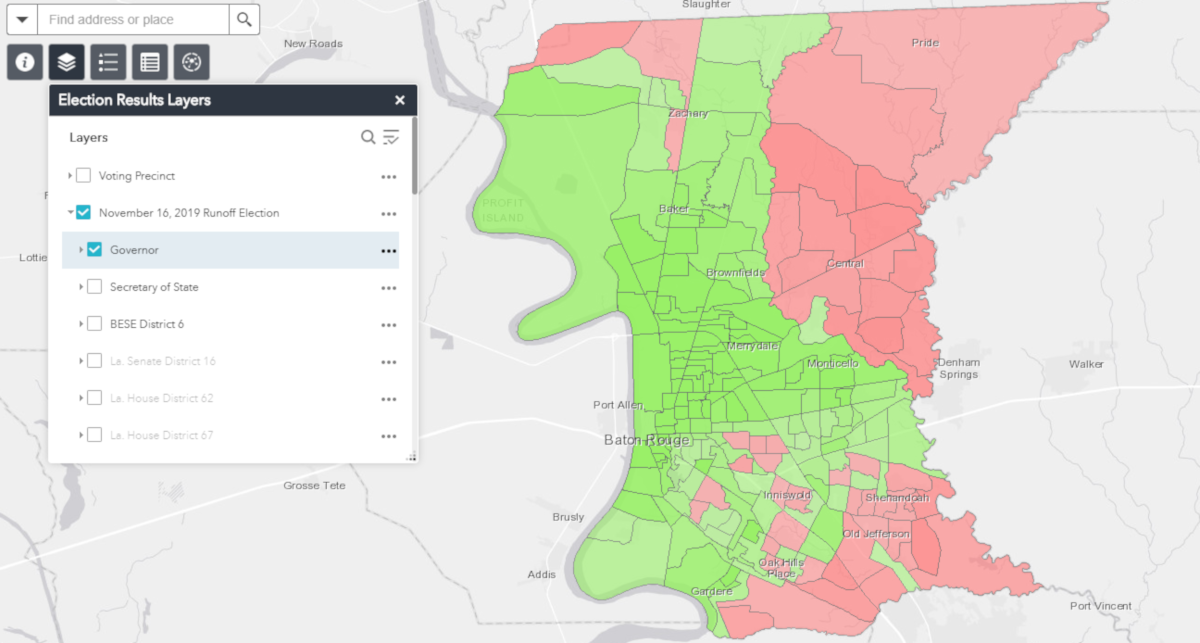 East Baton Rouge Parish Precinct Map